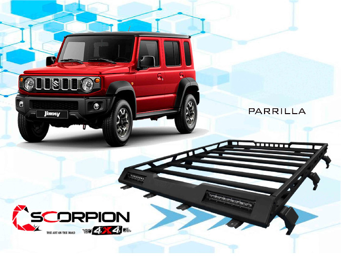 PARRILLA RACK JIMNY 5P :: SCORPION